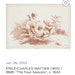Antique Lithograph Print. Rococo Print. Three Cherubs in Winter ...