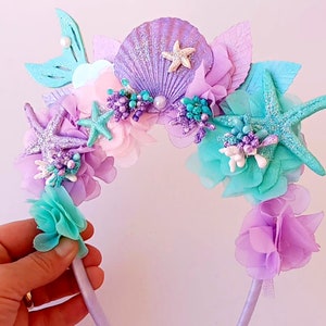 Mermaid Crown: Handmade Seashell Headband - Etsy
