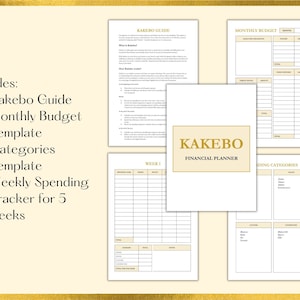 Kakebo Financial Planner Printable, Kakebo Budget Journal, Kakebo ...