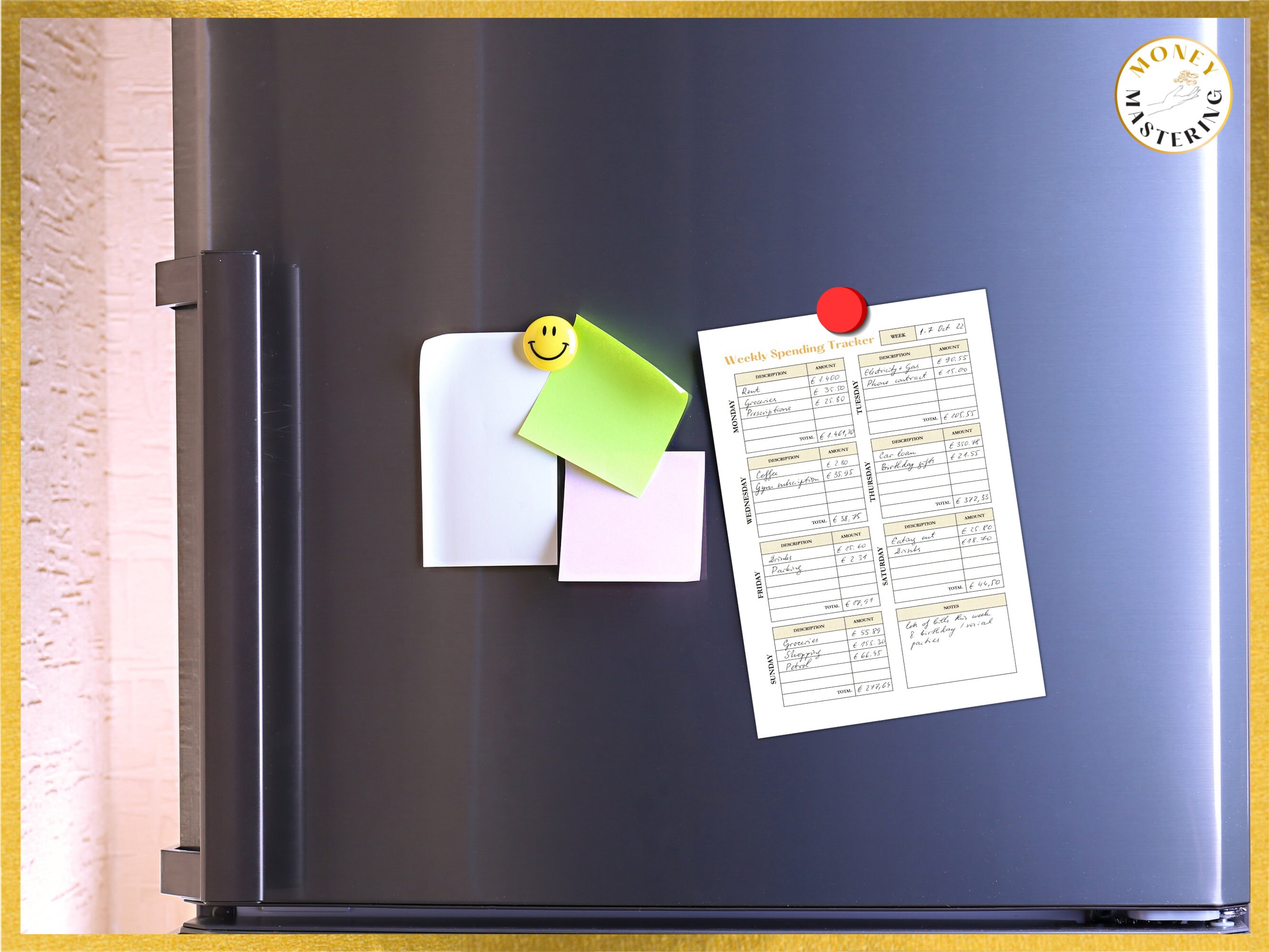 Weekly Spending Tracker Printable, Weekly Expenses Tracker, Weekly ...