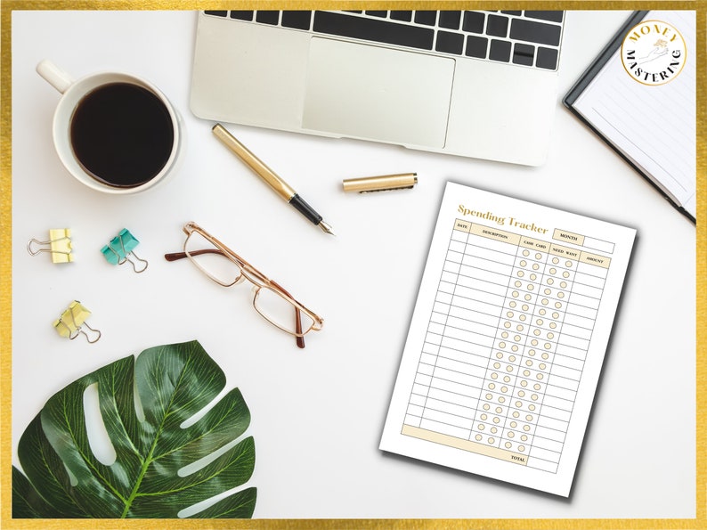 Printable Spending Tracker, Expense Tracker, Spending Journal, Spending ...