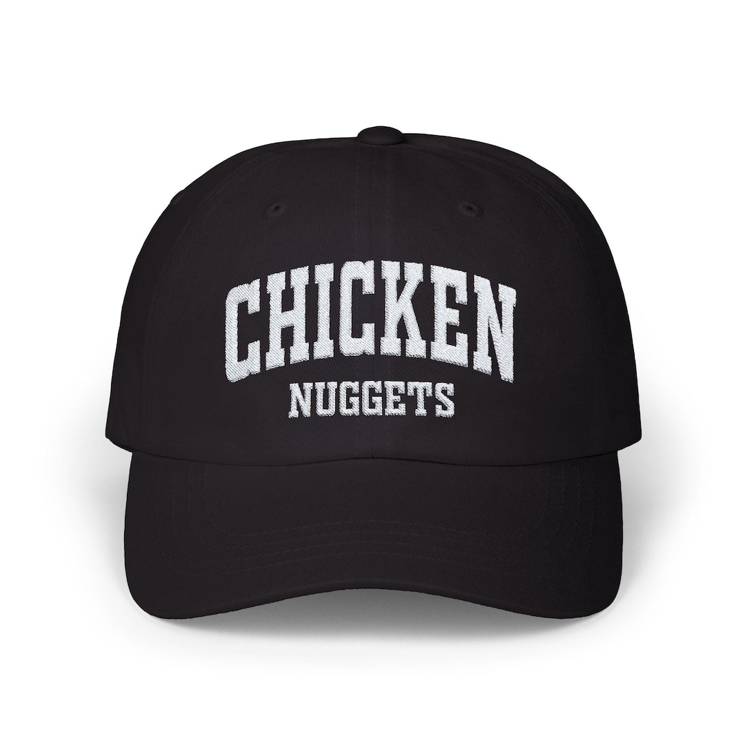 Chicken Nuggets Embroidered Cap - Perfect for Fast Food Lovers and ...