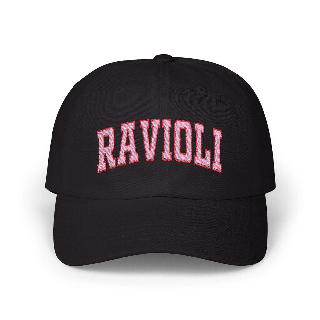 Ravioli Embroidered Cap - Italian Pasta Lover's Hat - Perfect Gift for ...