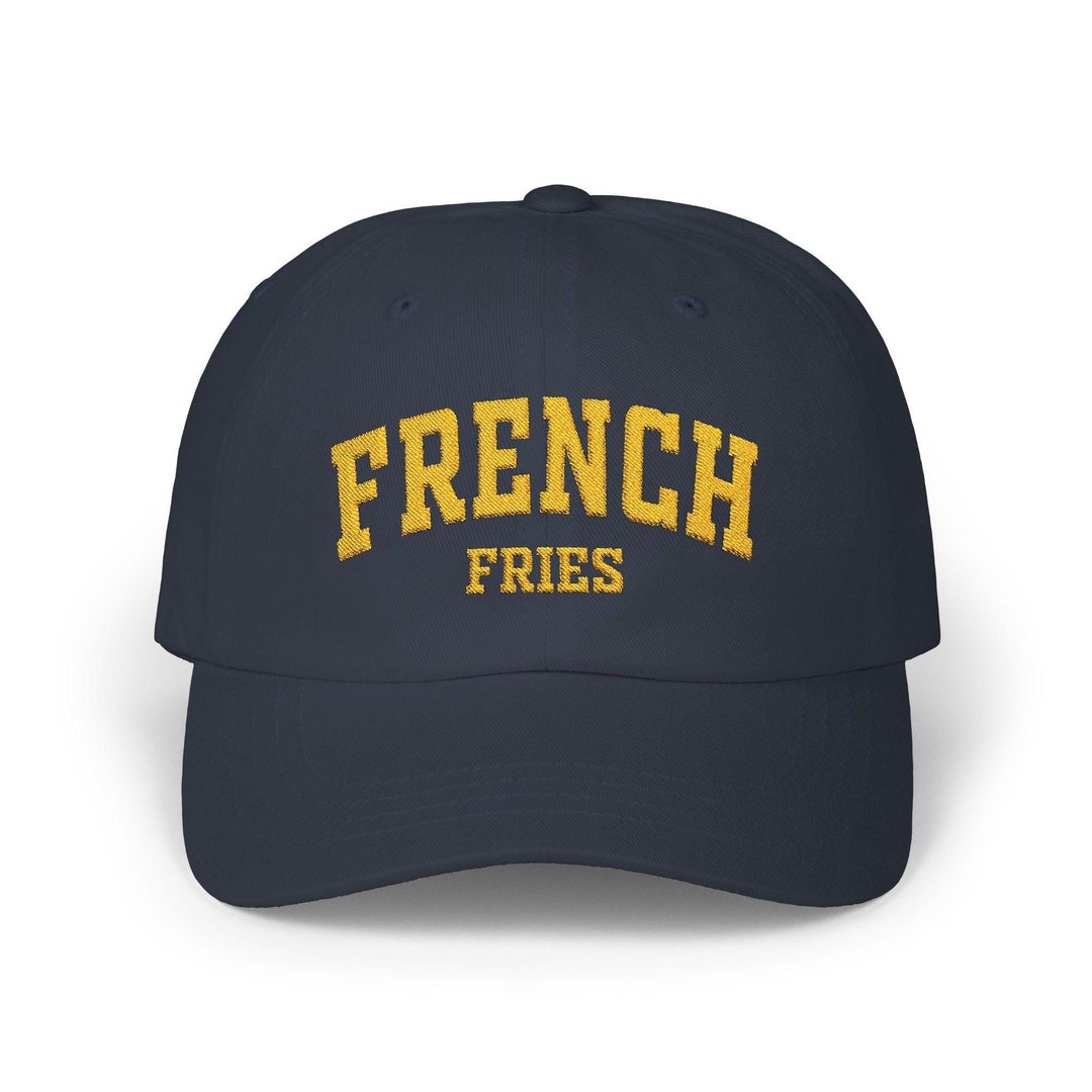 French Fries Embroidered Cap - Perfect for Fast Food Lovers and Foodies ...