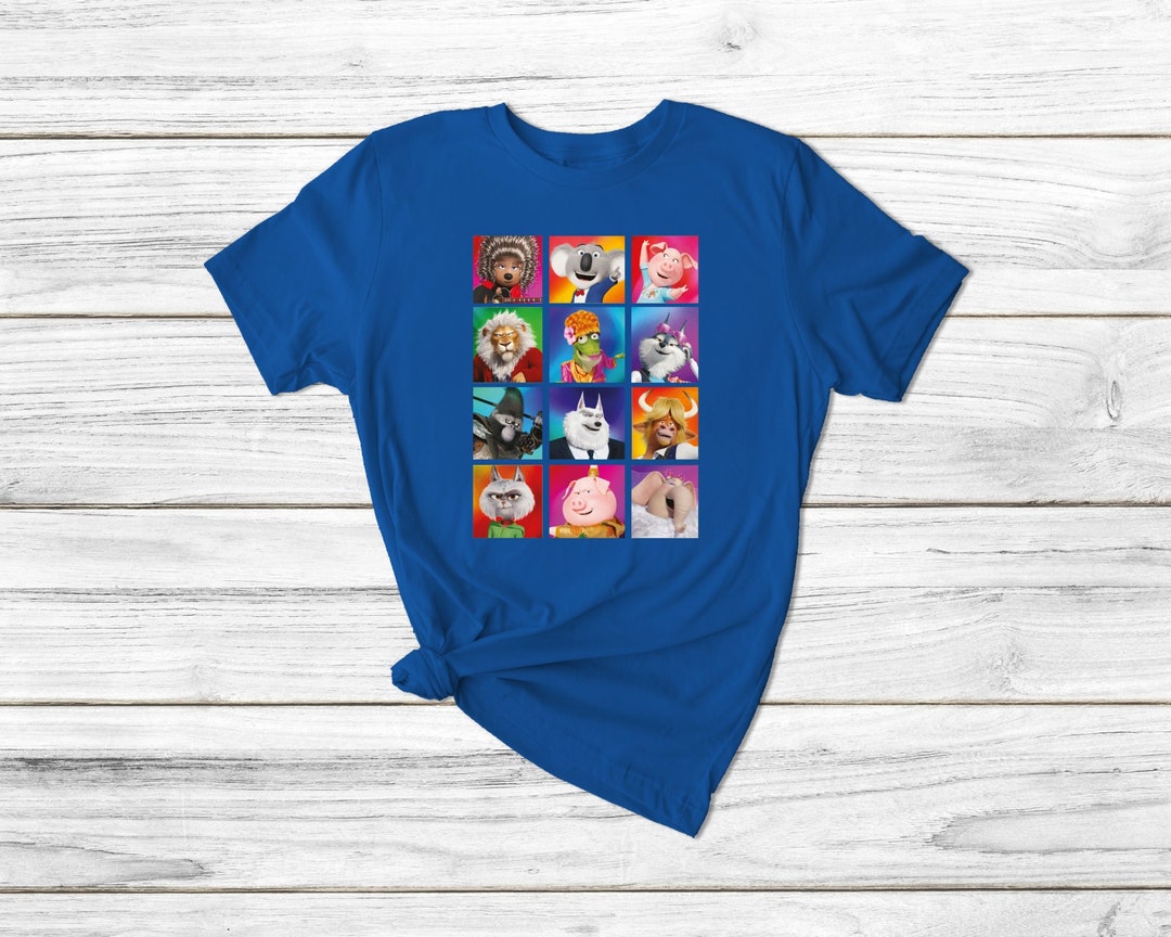 Sing 2 Character Personalised Shirt, Sing 2 Clay Calloway Editable ...