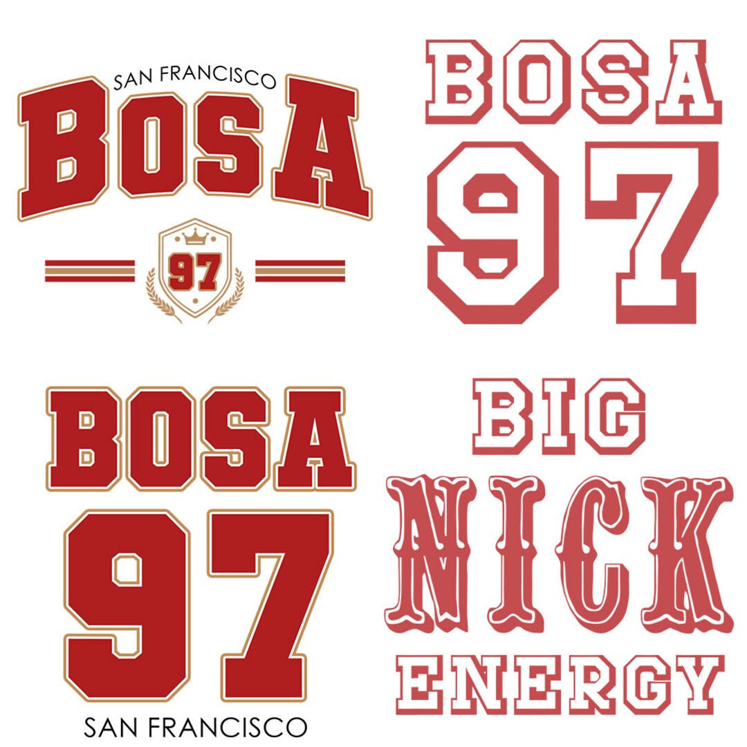 Nick Bosa Png, San Francisco Football Png, Bosa 97 SF Football Png - Etsy