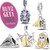 S925 Egypt Pyramid Mummy Charms Fit for Pandora Bracelet, Sterling ...