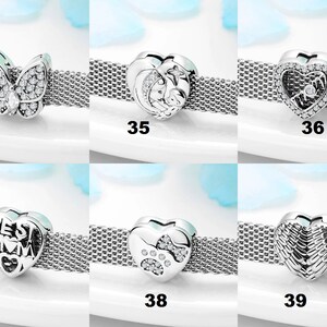 Reflection Mesh Clip Charm, Reflexions Silver Bracelet Endless Love ...
