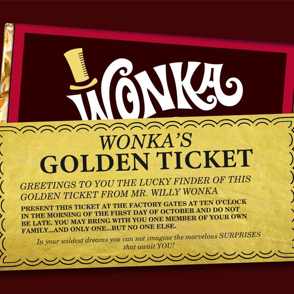 Golden Ticket - Etsy