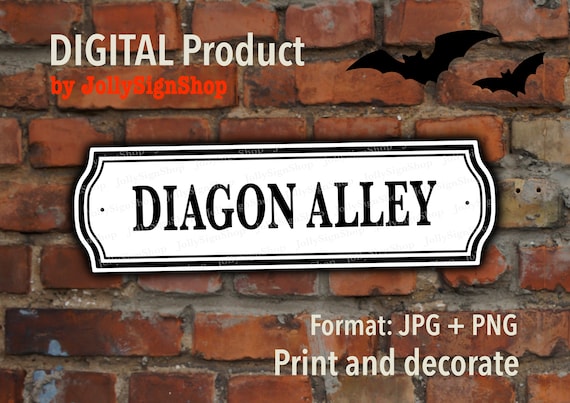 Diagon Alley Street Sign