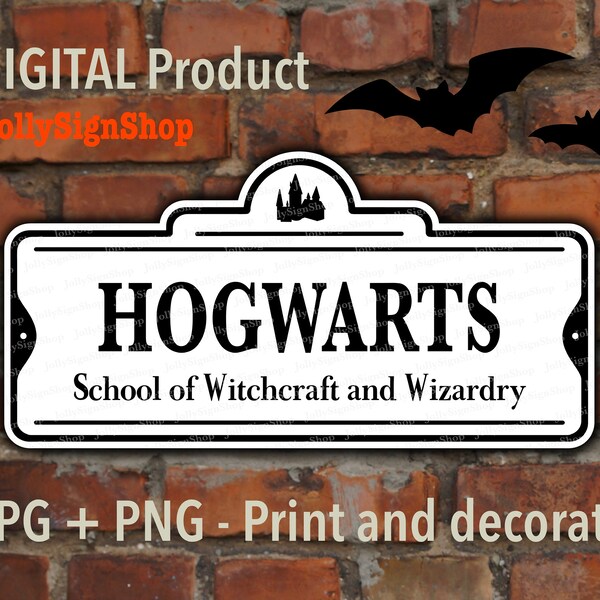 Diagon Alley Printable Signs - Etsy