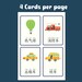 Transport Printable Flashcards in SIMPLIFIED CHINESE | Educational ...