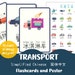 Transport Printable Flashcards in SIMPLIFIED CHINESE | Educational ...