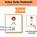 36 Basic Chinese Action Verbs | Printable Flashcards | Traditional ...