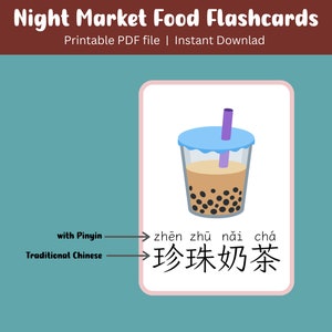 Chinese Food Flashcards and Poster | Pintables | Traditional Chinese ...