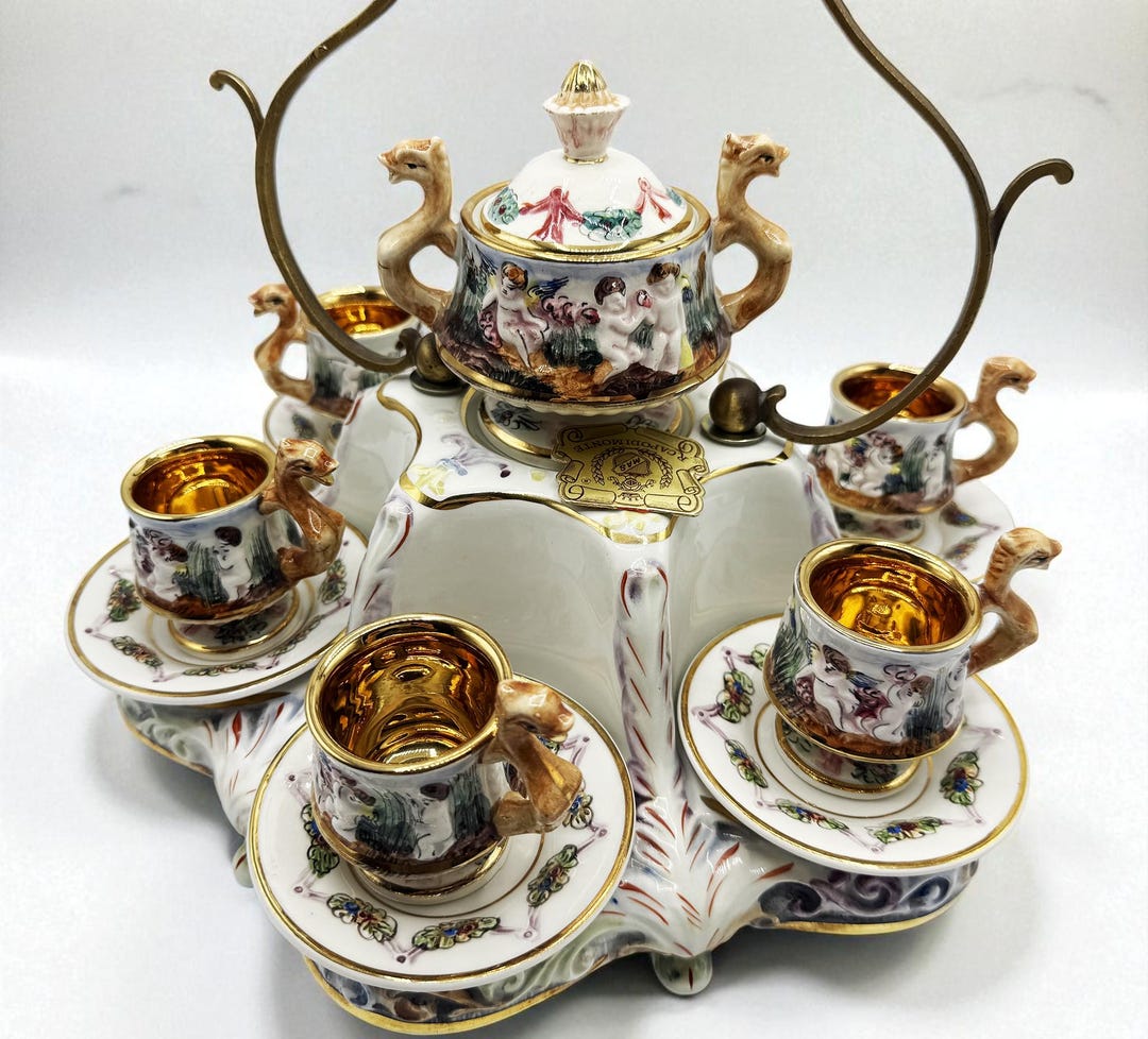 Capodimonte - Zestaw kawowy dla 6 osób. Zestaw kawowy Capodimonte MAS ...