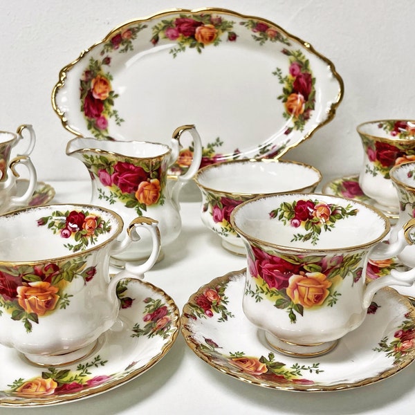 Royal Albert Coffee Set - Etsy