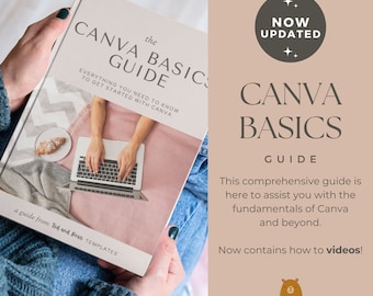 Canva Basics Guide, How to Use Canva, Getting Started With Canva, Canva How-to Guide for ...