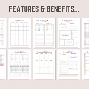2024 Life Planner, Annual / Monthly Calendar, 2, 3, 4 Month Planners ...