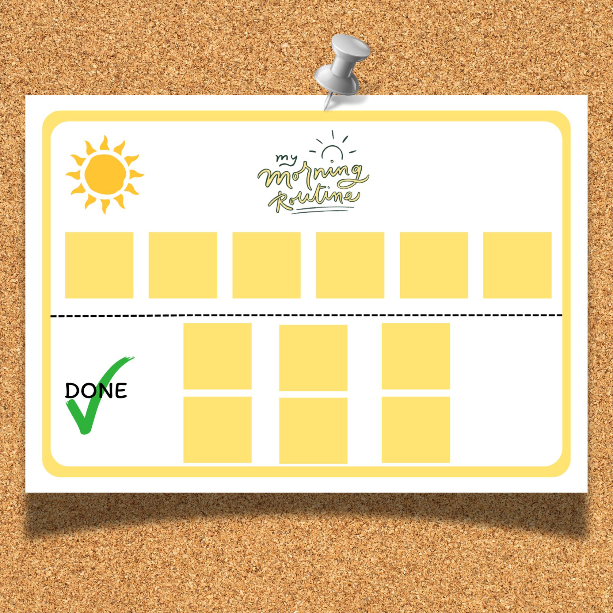 Printable Daily Routine for Kids,toddler, Preschool Routine Chart - Etsy