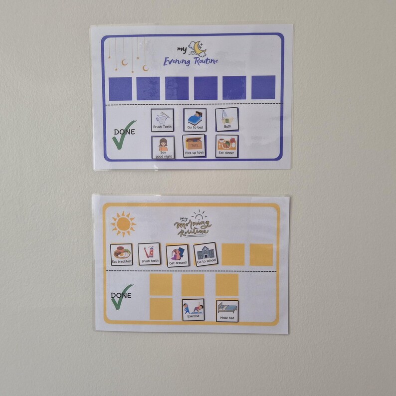 Printable Daily Routine for Kids,toddler, Preschool Routine Chart - Etsy