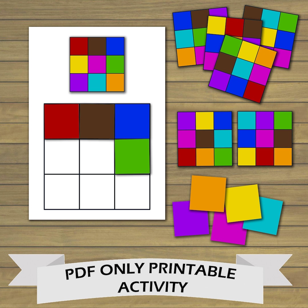 Early Learning Printable for Kids | Focus and Attention Skill Builder ...
