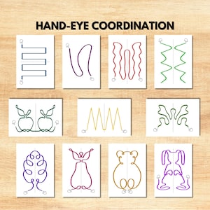 Interactive Hand-eye Coordination Printable Activities for Preschoolers ...