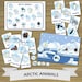 Arctic Animals Flashcards and Poster Set for Kids – Printable ...