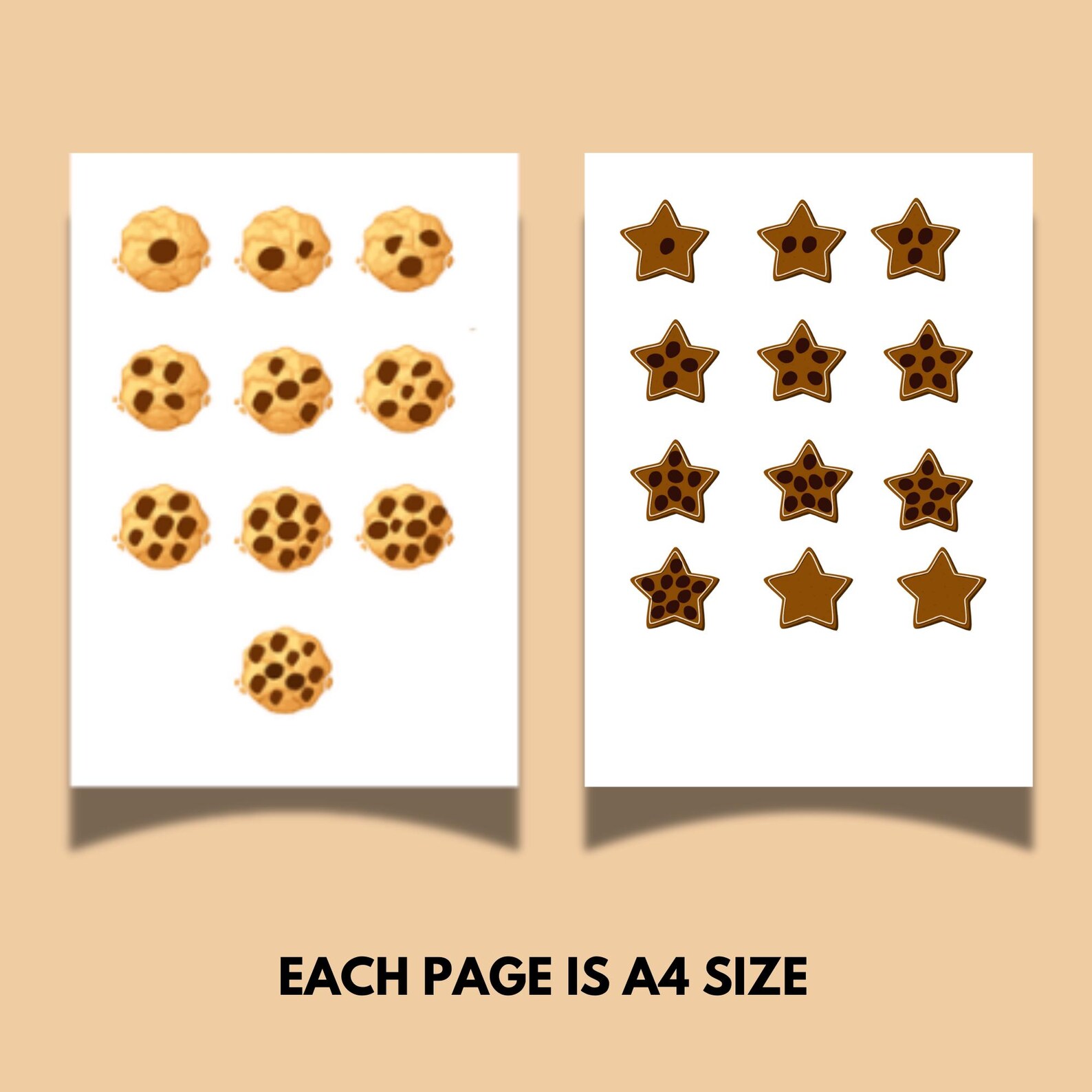Cookie Math Fun: Number Match Activity - Etsy