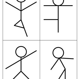 Mimic Me Action Flashcards for Kids Fun Interactive Learning Game for ...