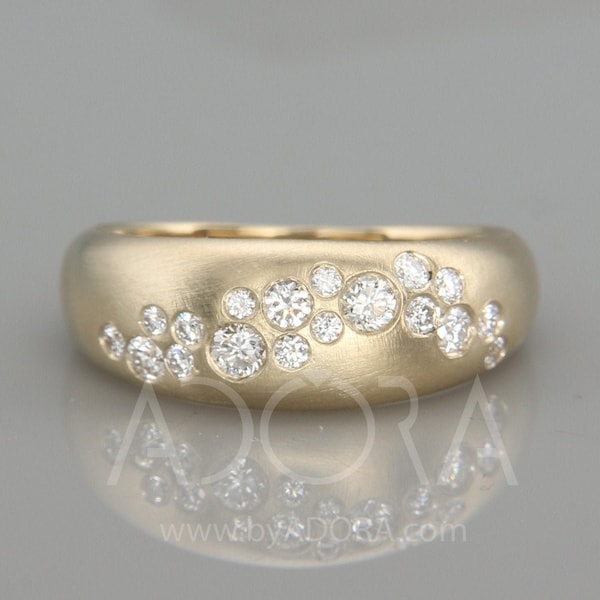 Wide Wedding Band - Etsy