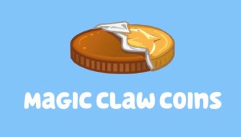Bluey Magic Claw Coins Stickers - Etsy Australia