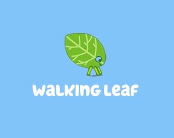 Bluey Walking Leaf - Etsy Australia