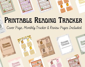 Printable Colouring Reading Tracker - Etsy