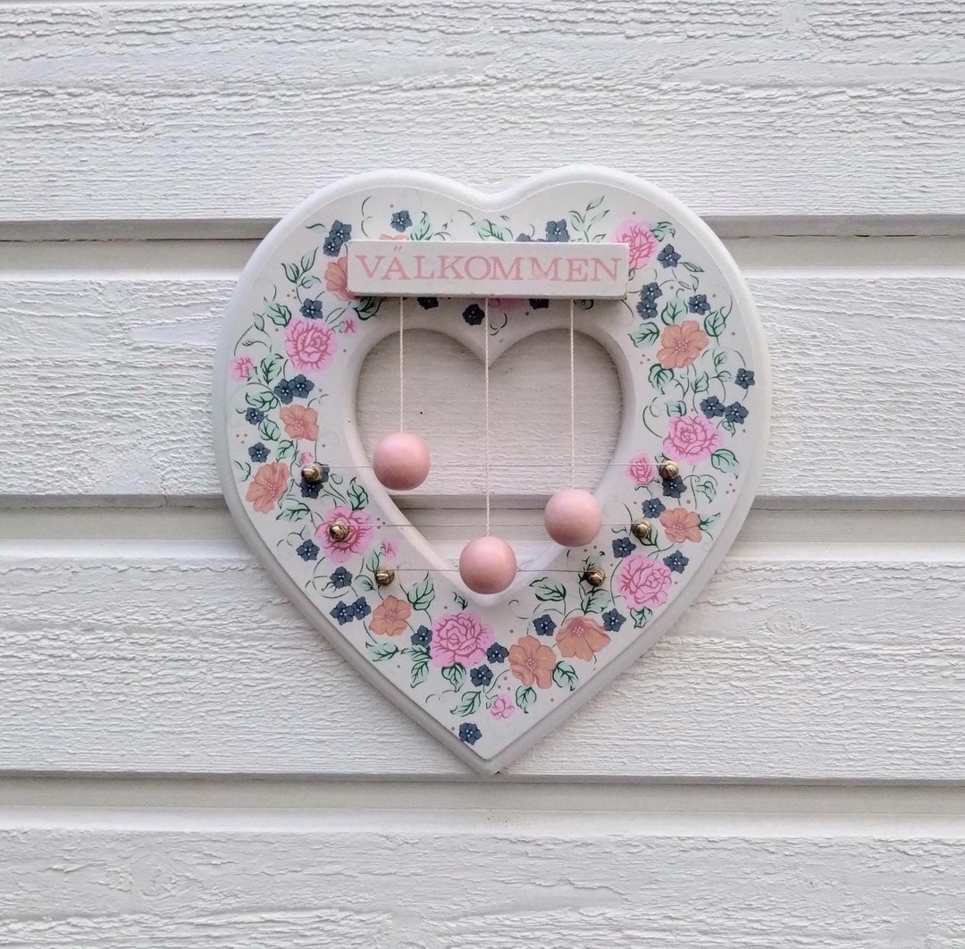 Swedish, Welcome Sign for a Door, Door Bell, Vintage, Nordic ...