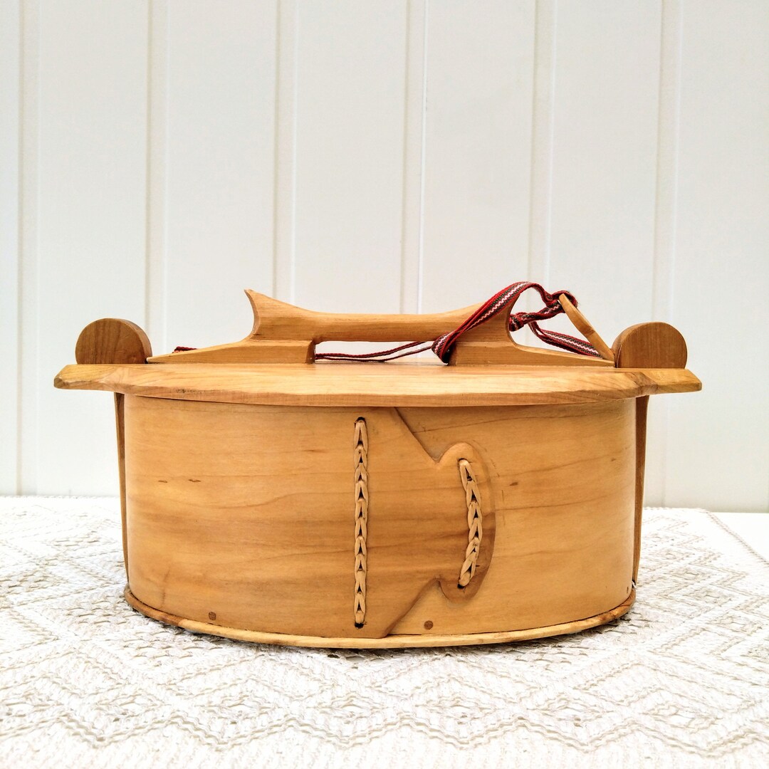 Sámi, Large, Sweep Box, T&T, Handmade, Rustic, Folk Art, Vintage, Sápmi ...