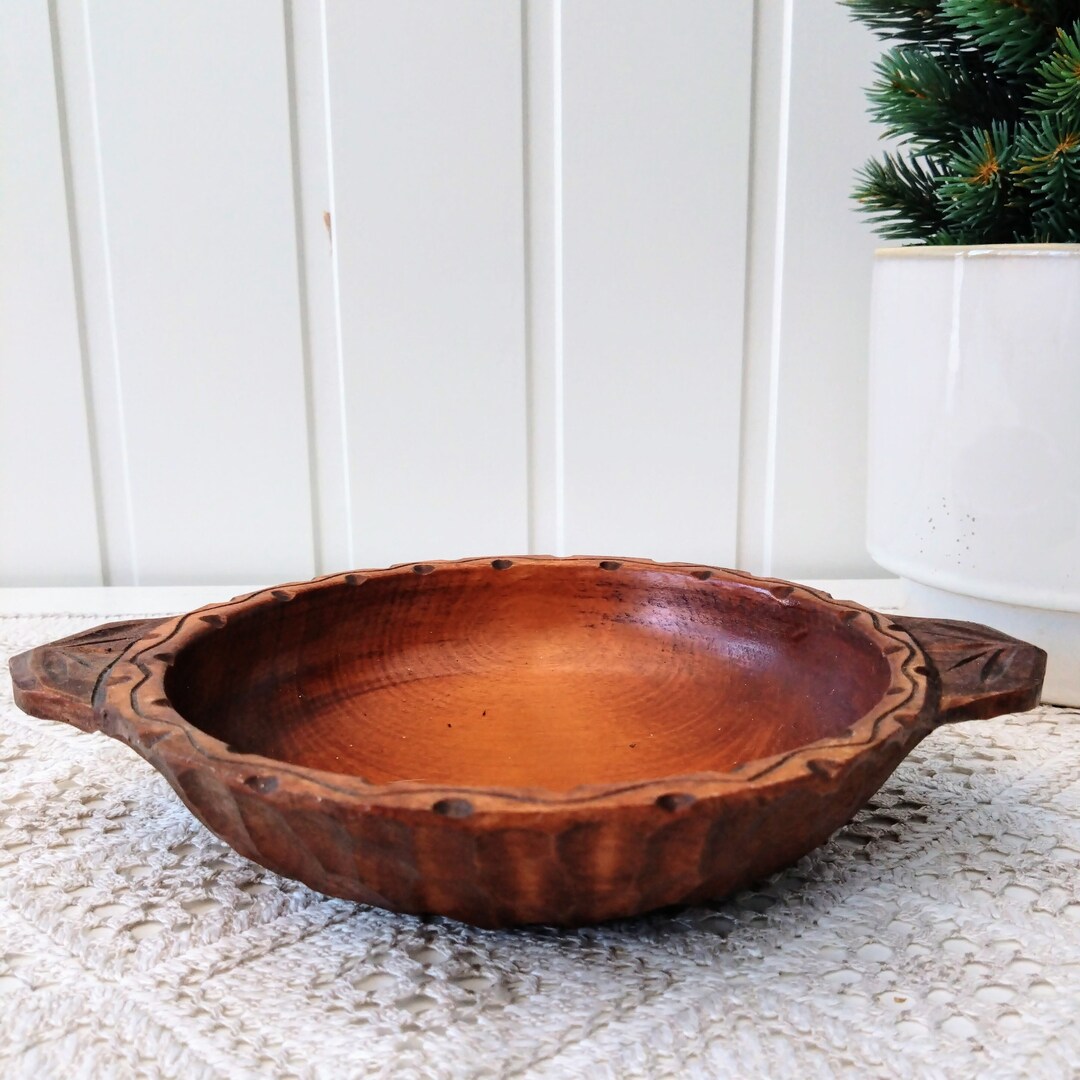 1940's, Sámi, Doudji, Handmade, Bowl, T&T, Carved, Rustic, Nordic ...