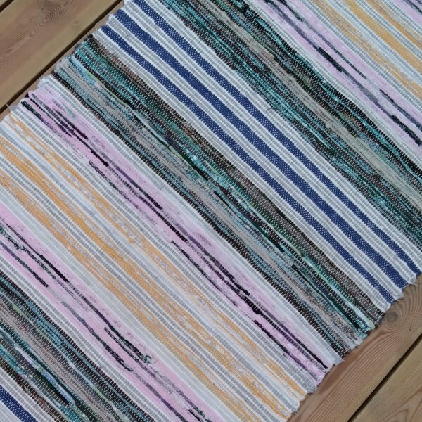 Scandinavian Rag Rug - Etsy