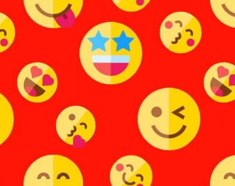 Emoji Digital Paper, Emoticon Scrapbook Papers, Emoji Faces Wallpaper ...