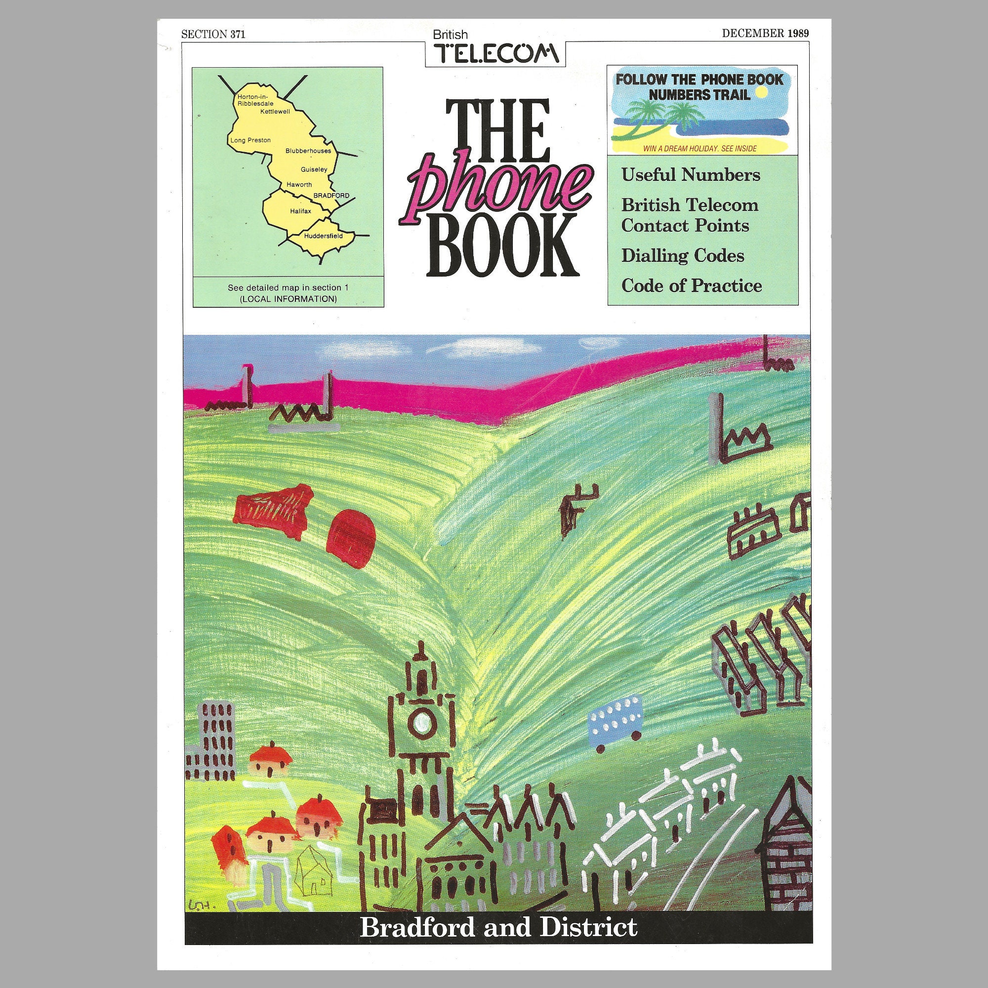 David Hockney Print Genuine Bradford 1989 Telephone Directory - Etsy