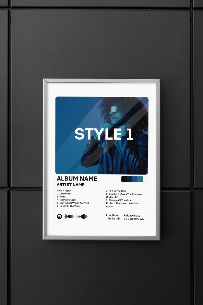 Custom Album Covers Wall Art, Personalized Album Cover Poster, Custom ...