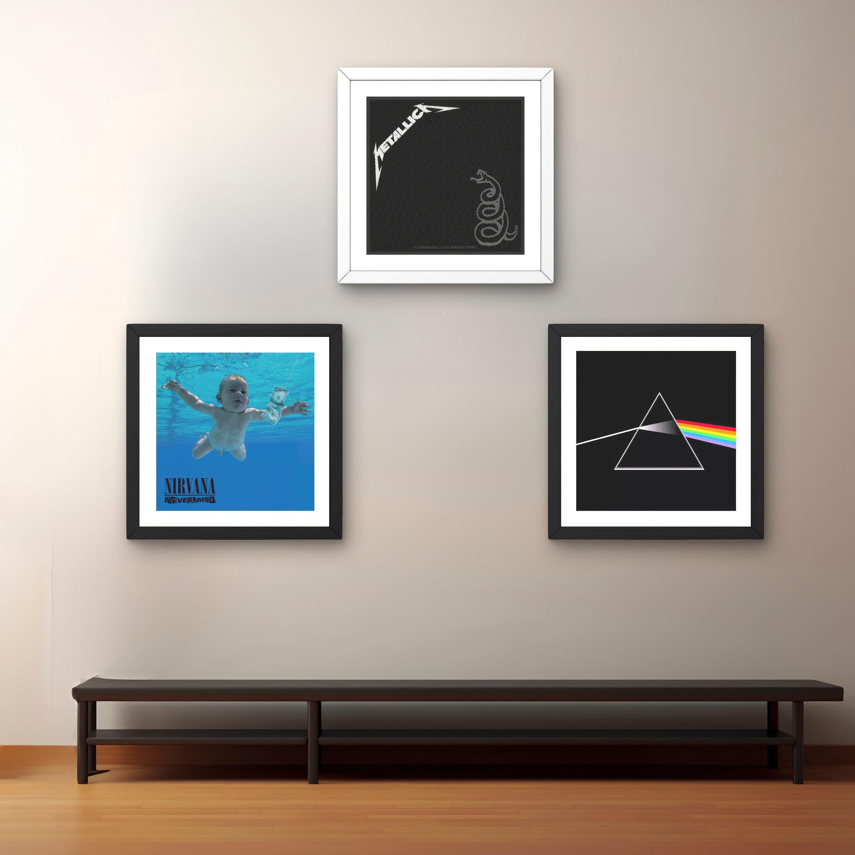 Set of 3 Custom Album Cover Posters, Choose Your Album, Custom Framed ...