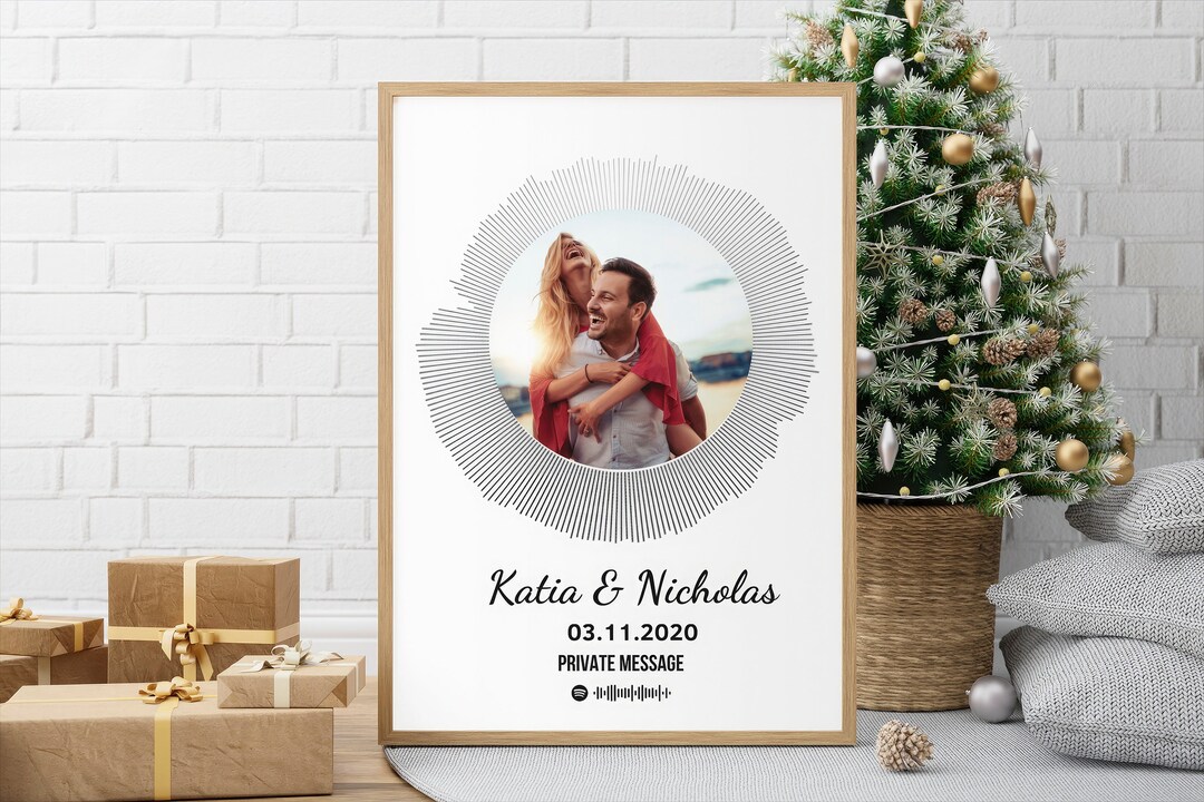 Custom Soundwave Art, Soundwave Wall Art, 1st Anniversary Gift ...