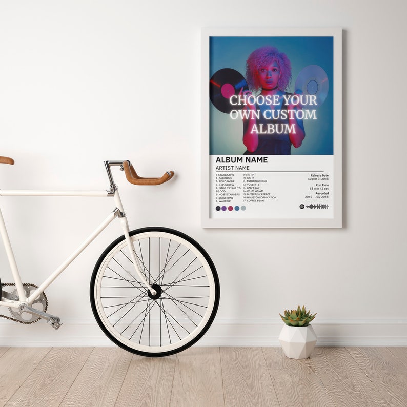 Custom Album Cover Set of 3 | Album Cover Wall Art | Graduation Poster ...