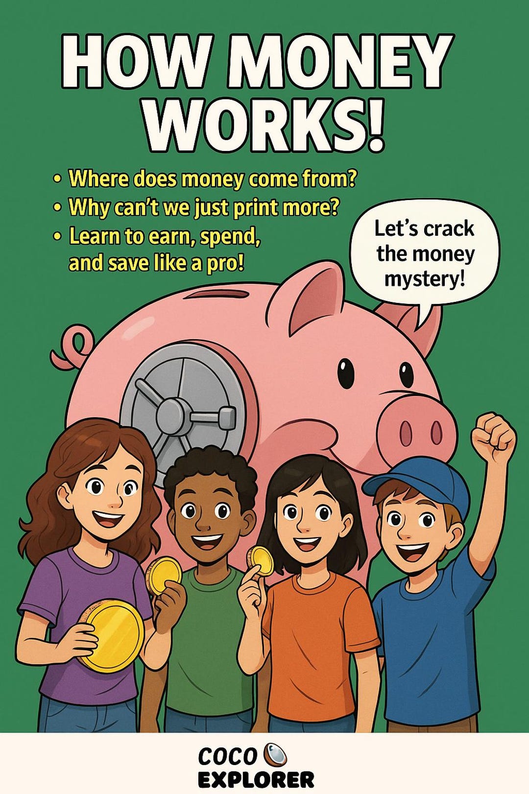 How Money Works?fun,educational Printables for Kids.simple Finance Made ...