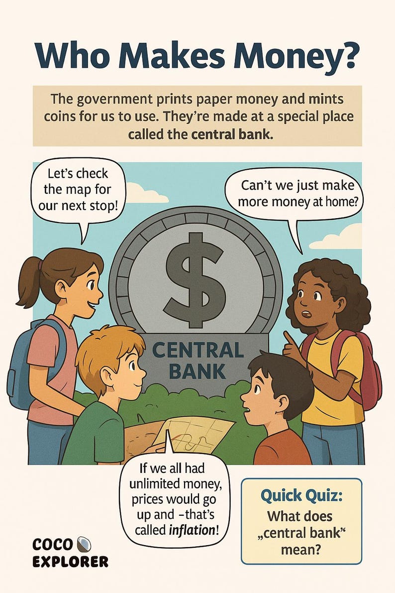 How Money Works?fun,educational Printables for Kids.simple Finance Made ...