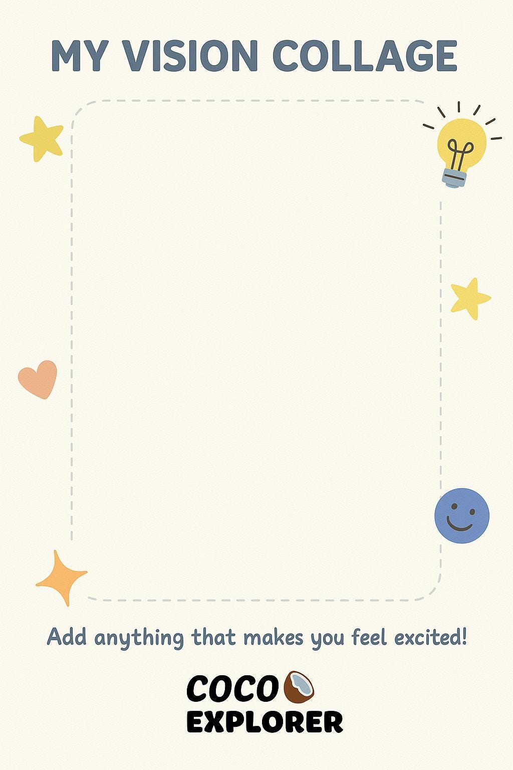 Vision Board Booklet for Kids – Goal-setting, Dream Planning ...