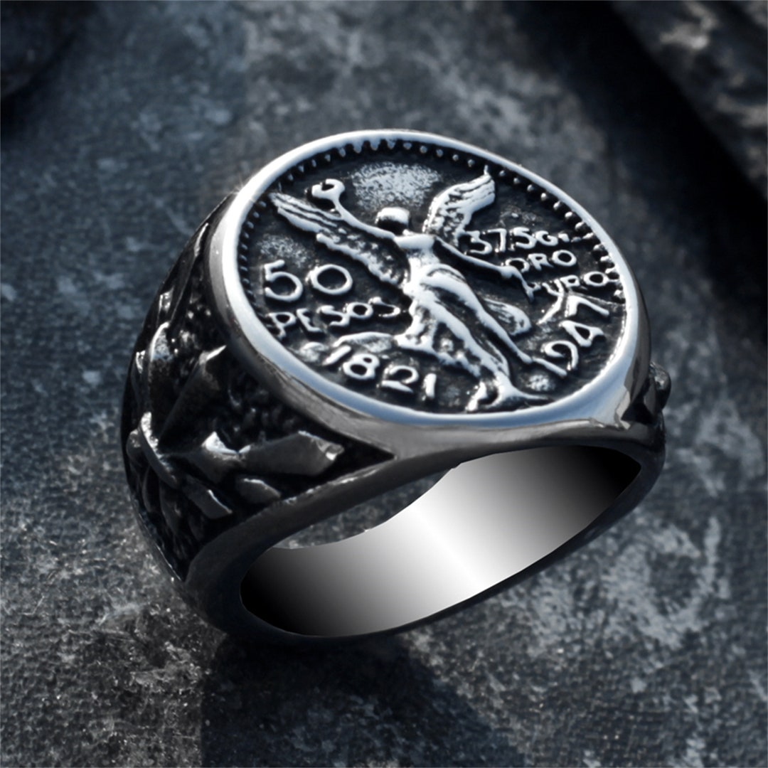 Statue of Liberty Ringstatue of Liberty Coin Ringlady - Etsy