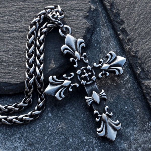 Cool Cross Necklace - Etsy