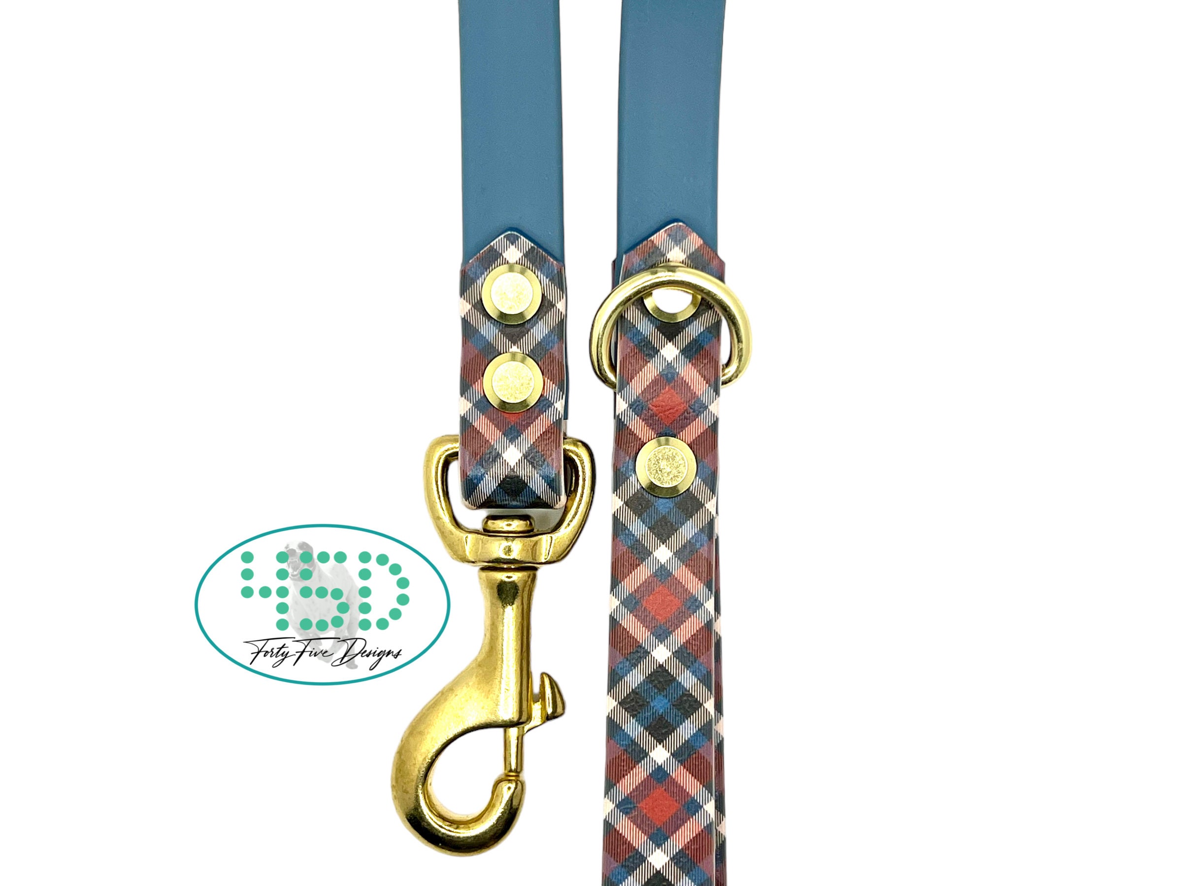 6' Biothane Tartan Plaid Leash - Etsy